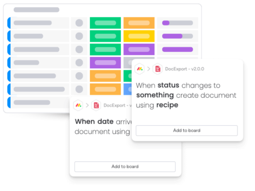 DocExport PDF Generator for monday.com