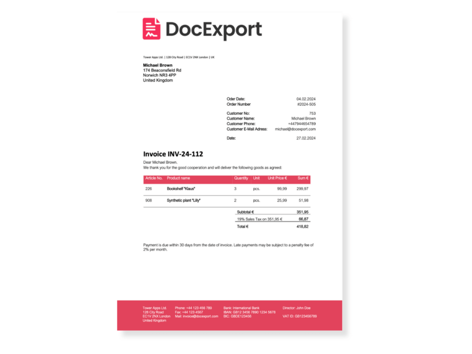 PDF Templates for monday.com